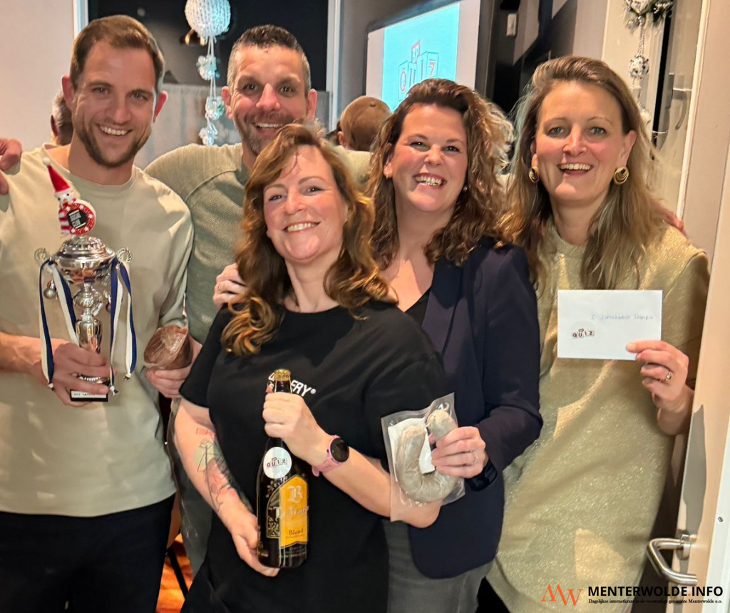 Team Rik van Dijk wint kerstkwis Social Club Meeden voor derde maal ...